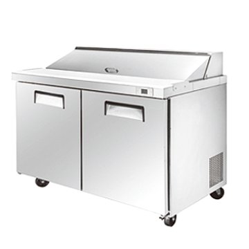 VSP48M Mega Top Prep Table | Stainless Steel Commercial Prep Unit